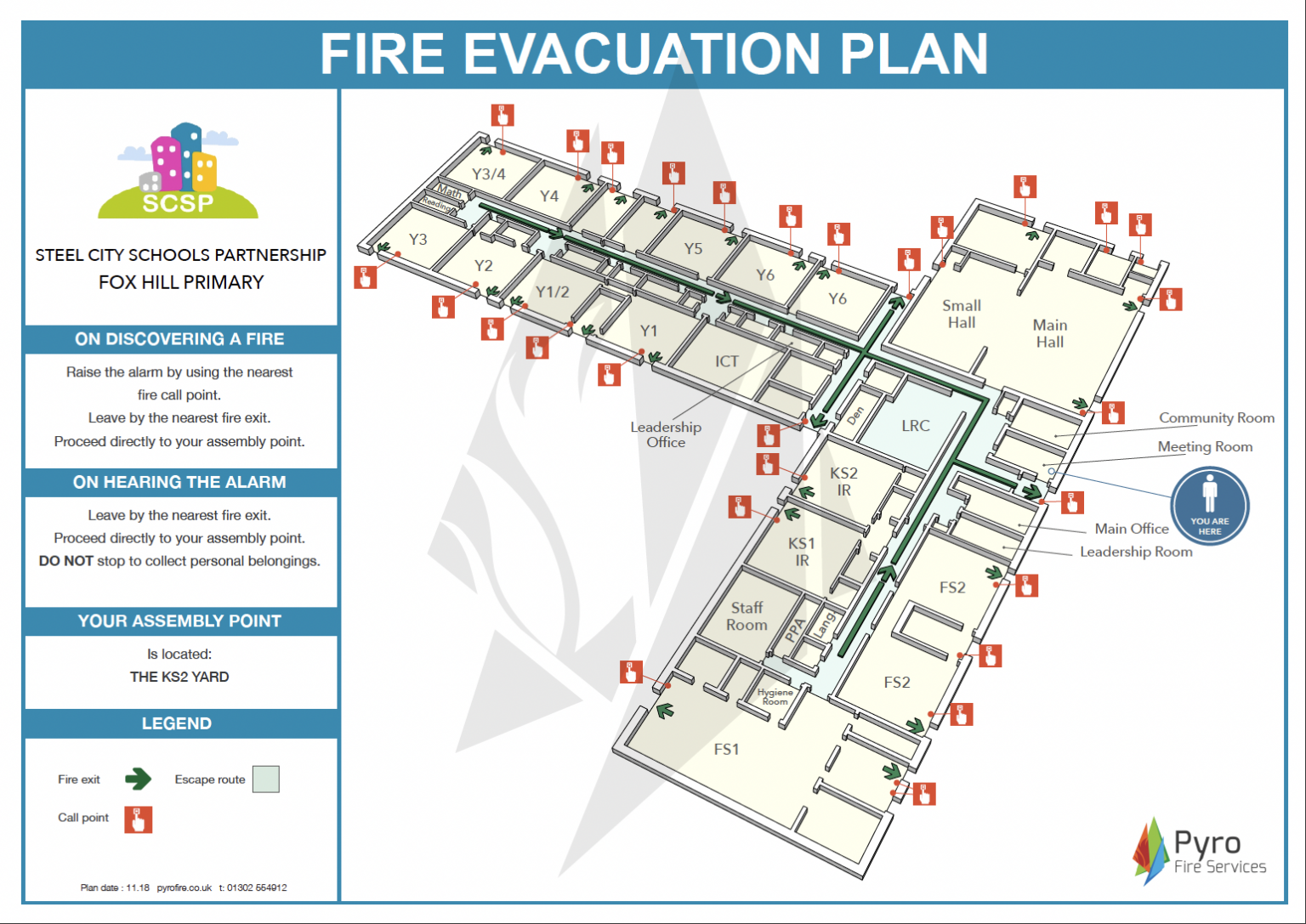 Fire Evacuation Plan Design Service for all types of buildings